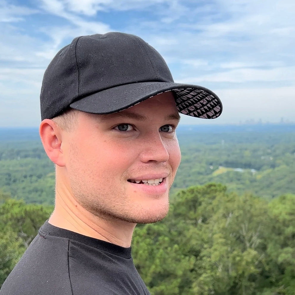 Hidden V's - Black – Vivee Hat Co