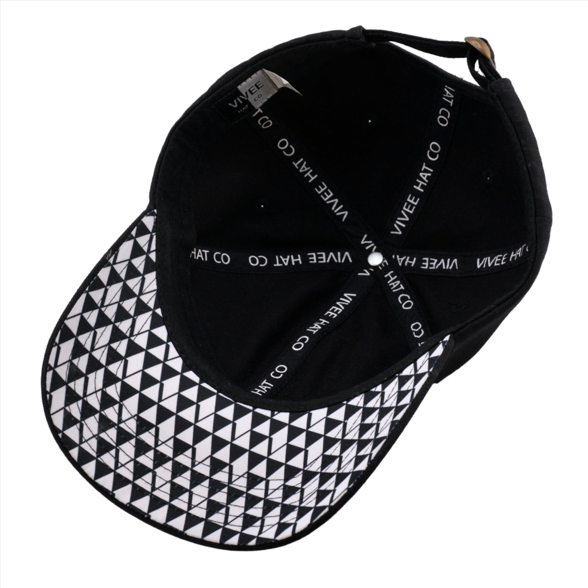 Hidden V's - Black – Vivee Hat Co