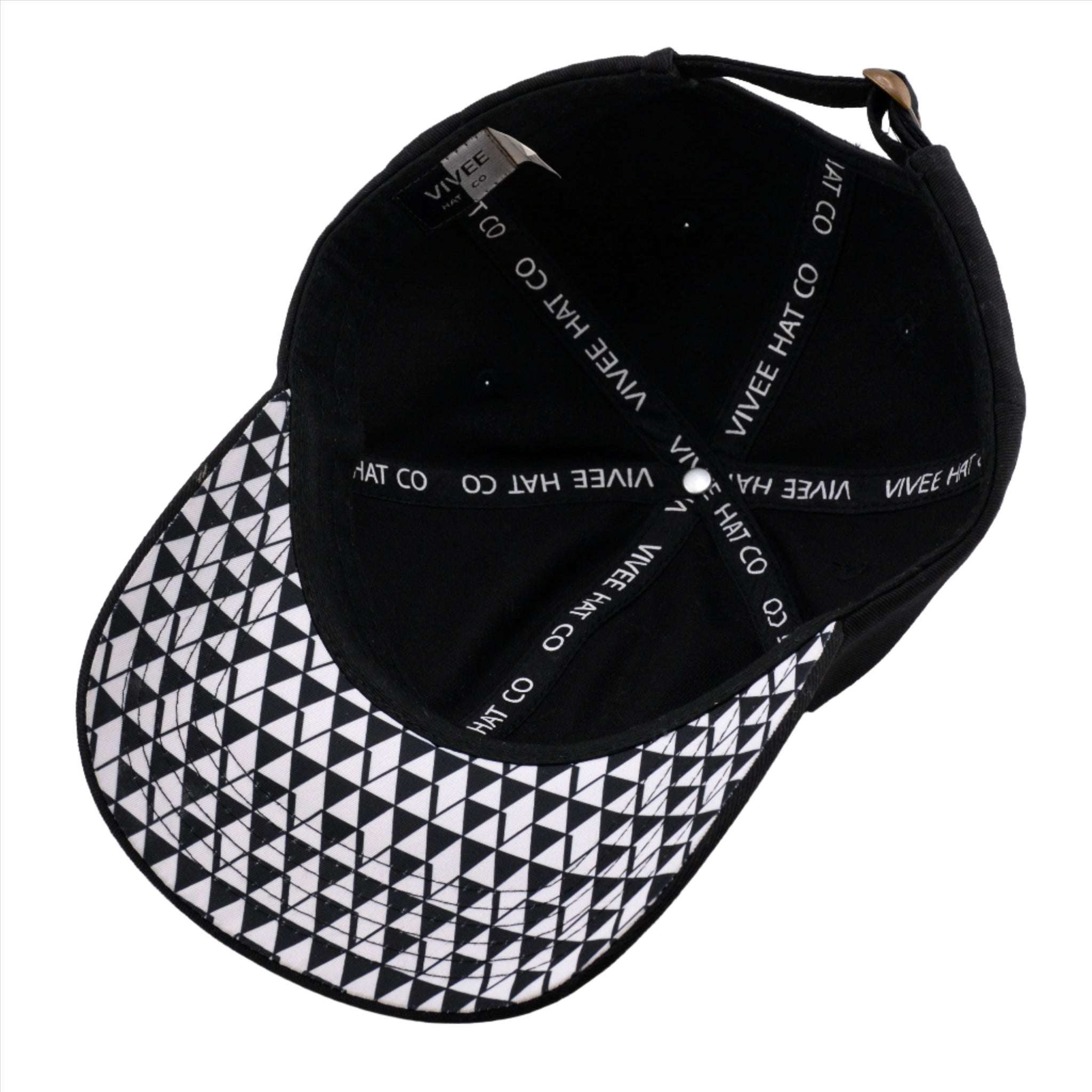 Hidden V's - Black – Vivee Hat Co
